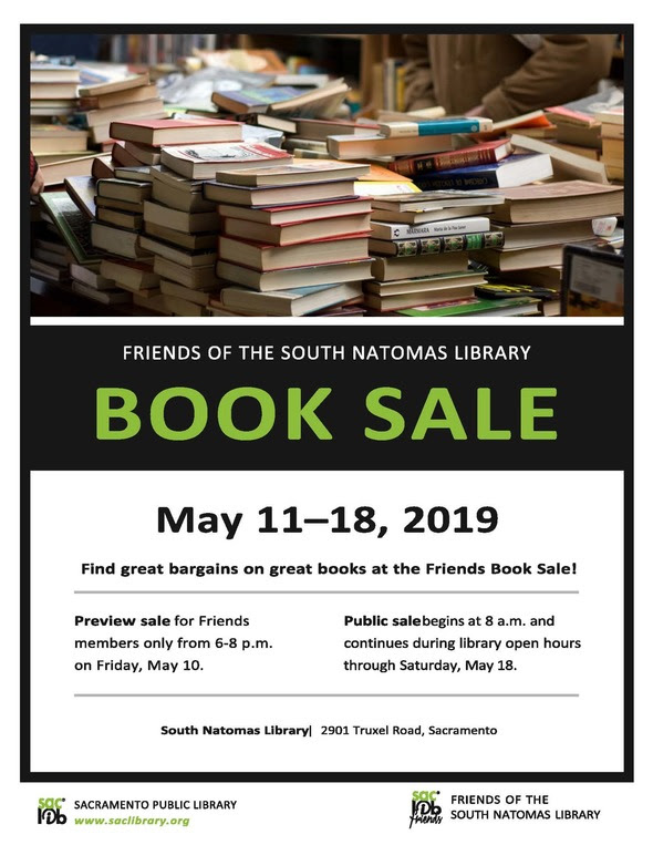 Friends of the South Natomas Library book Sale | Natomas Community ...